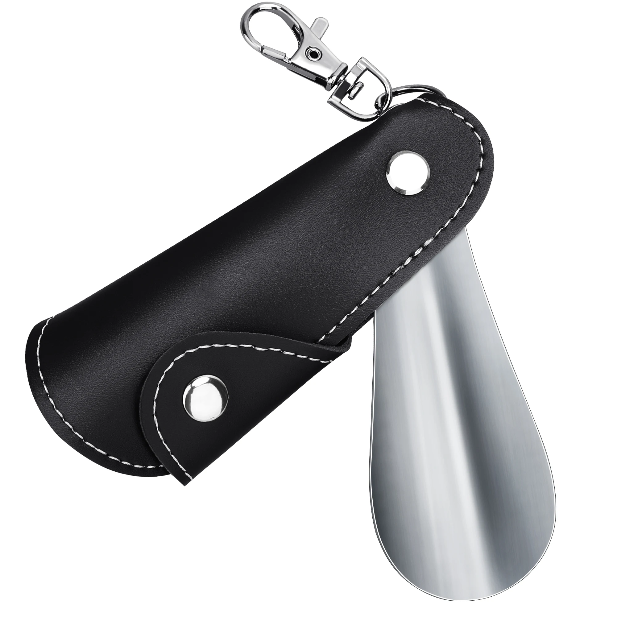 10CM Metal Shoe Horn Mini Shoe Horns Shoe Lifter Portable Travel ...