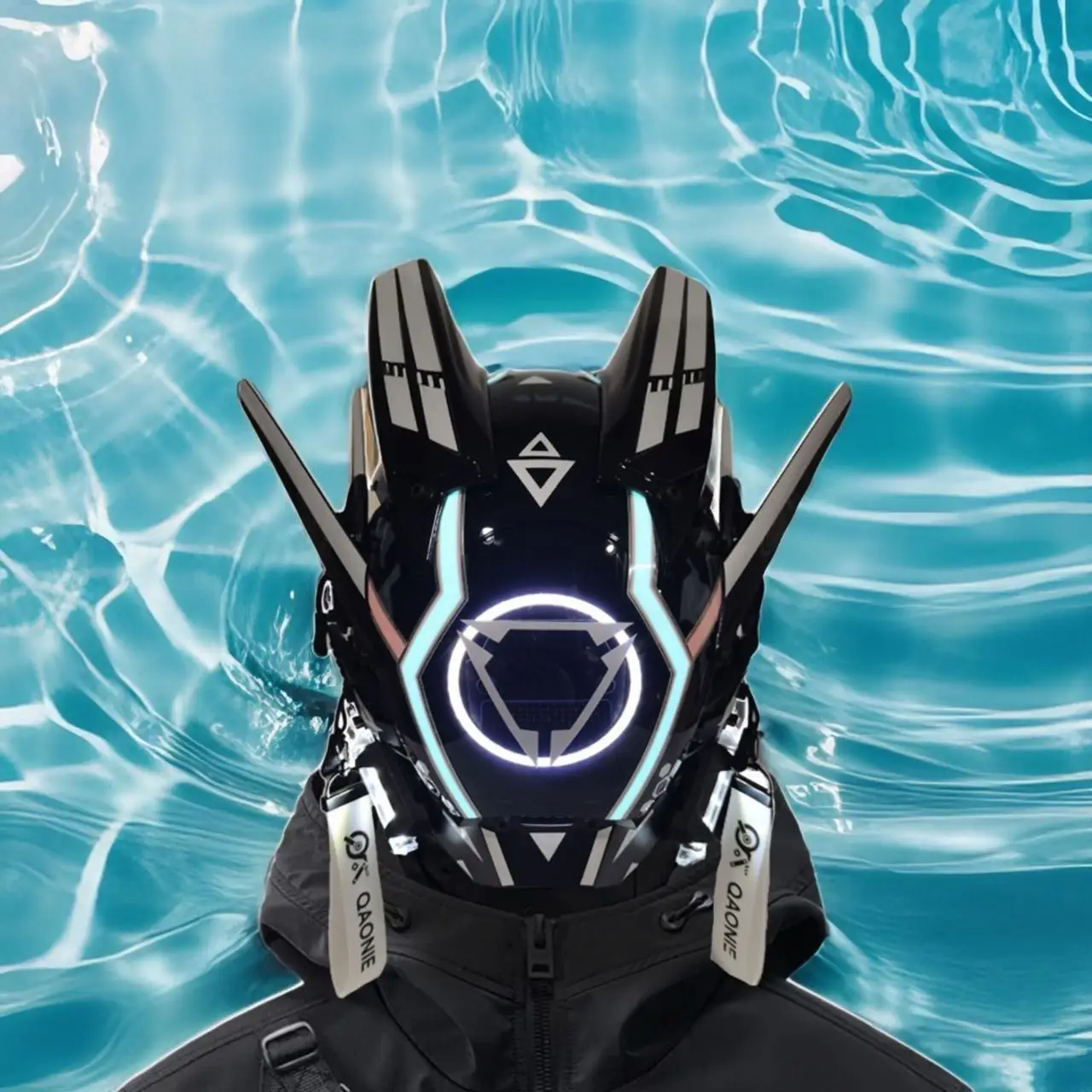 Cyberpunk-Mask-for-Adults-LED-Light-Lamp-Techwear-Mechanical-Style ...