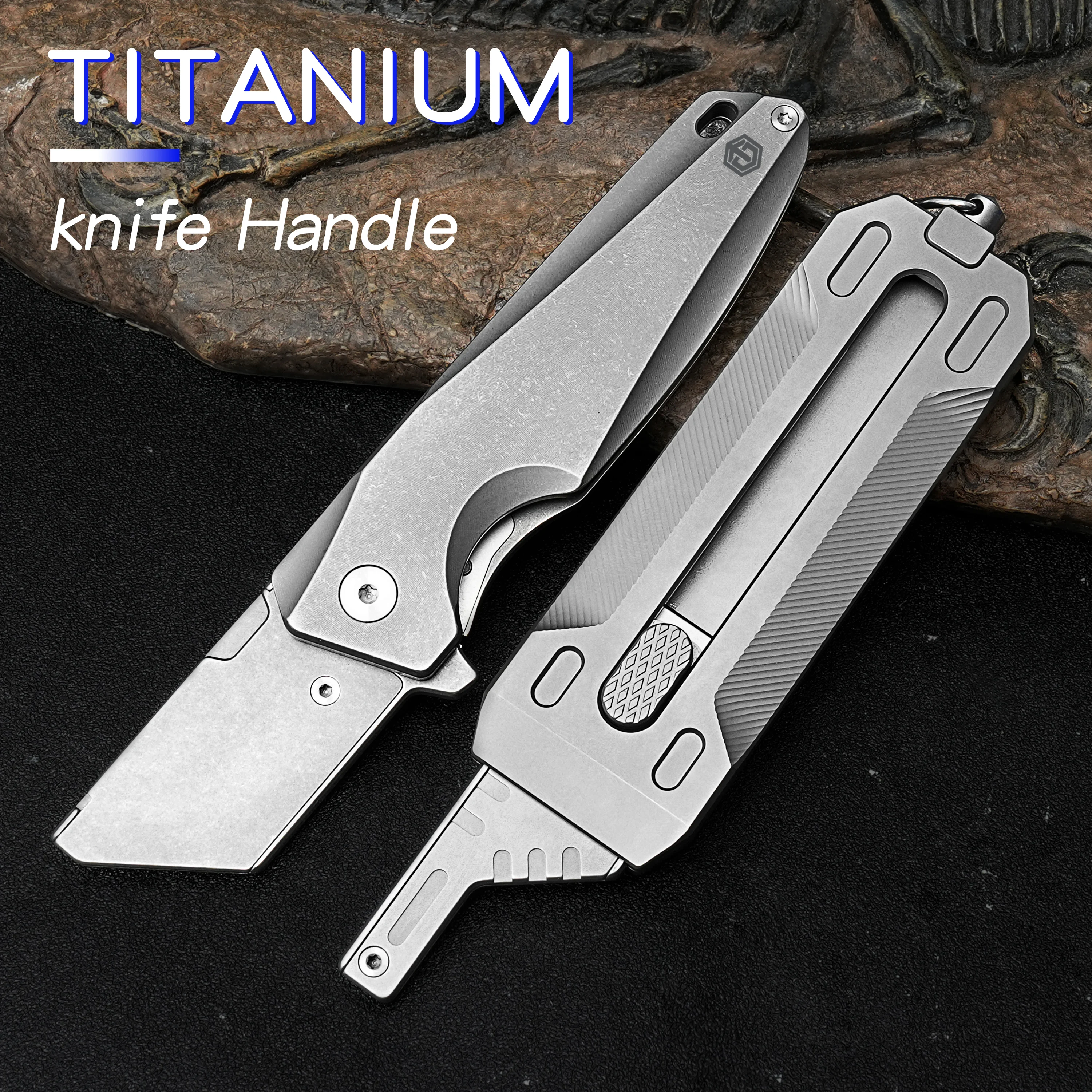 Titanium-Alloy-Handle-Utility-Sliding-Blade-And-Folding-Tool-Knife ...