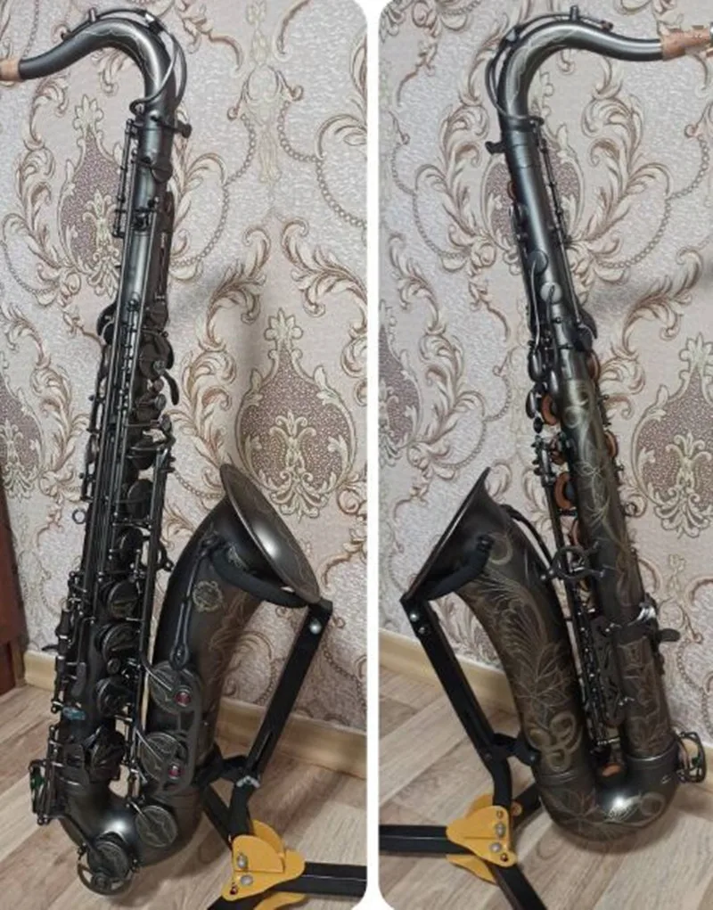 Real-Pictures-Suzuki-Tenor-Saxophone-Matt-All-Black-Sax-B-Flat-Woodwind ...