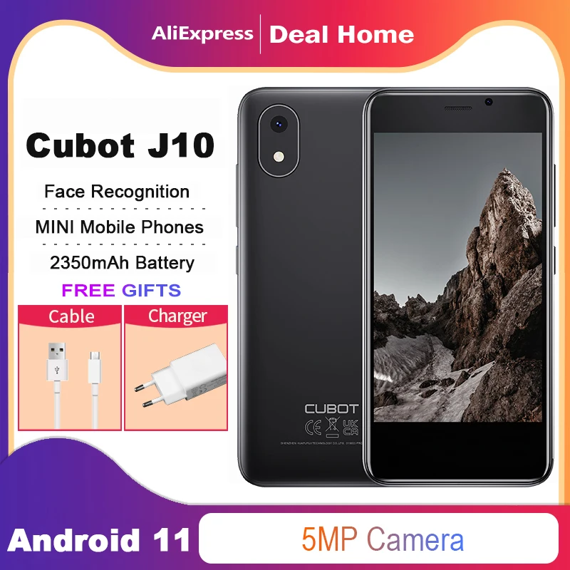 Cubot J10 Smartphone Android 11 Display MINI Mobile Phones
