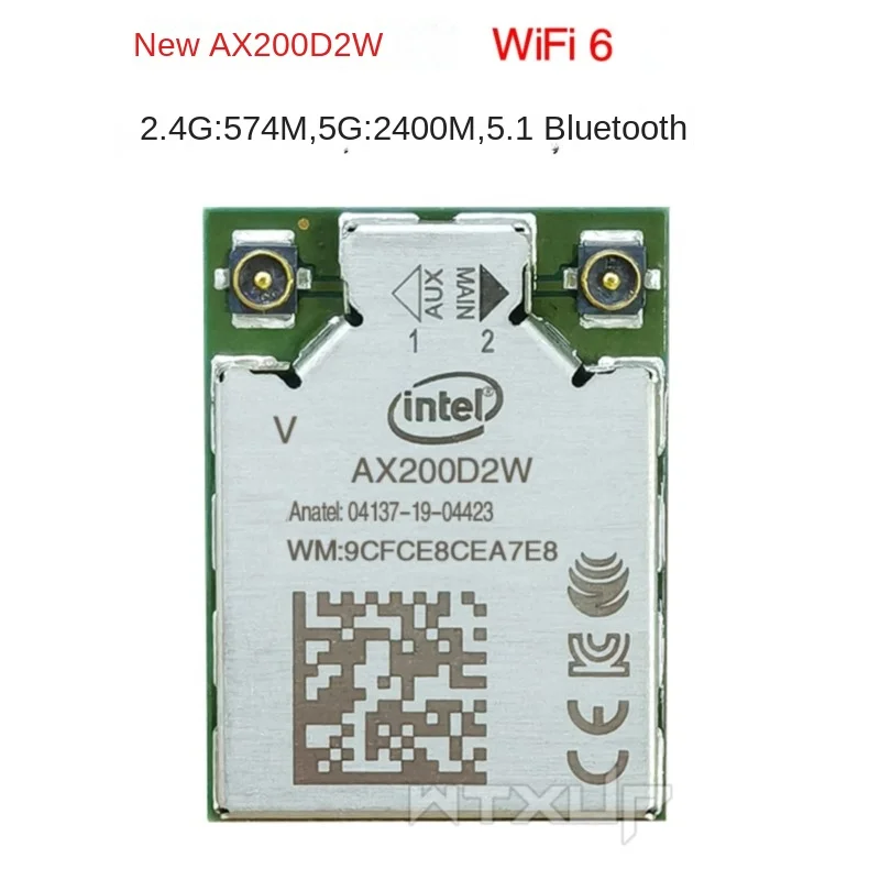 Intel-AX210D2W-AX201D2W-AX200D2W-9560D2W-8265D2W-WIFI6E-Wireless-Module ...