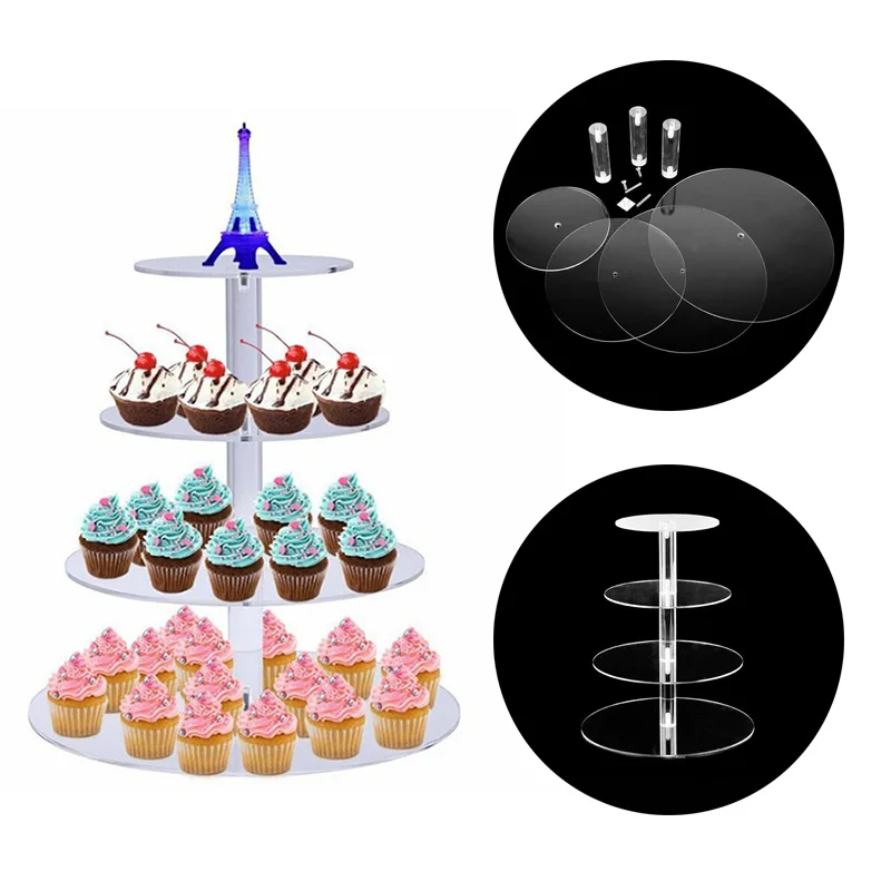 Soporte-de-acr-lico-para-exhibici-n-de-tartas-herramienta-transparente ...