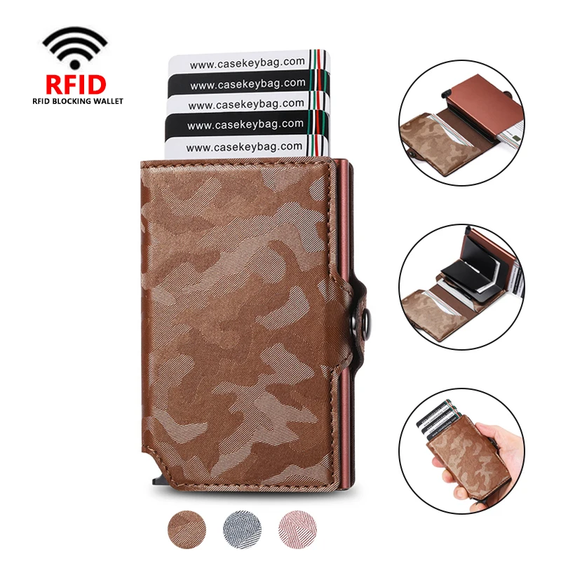 CASEKEY-Rfid-Camouflage-Leather-Smart-Tactical-Wallet-Men-Bank-Credit ...