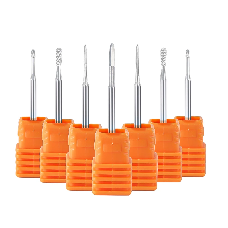 Tungsten Carbide Nail Drill Bits Milling Grinding Cutter For Manicure ...