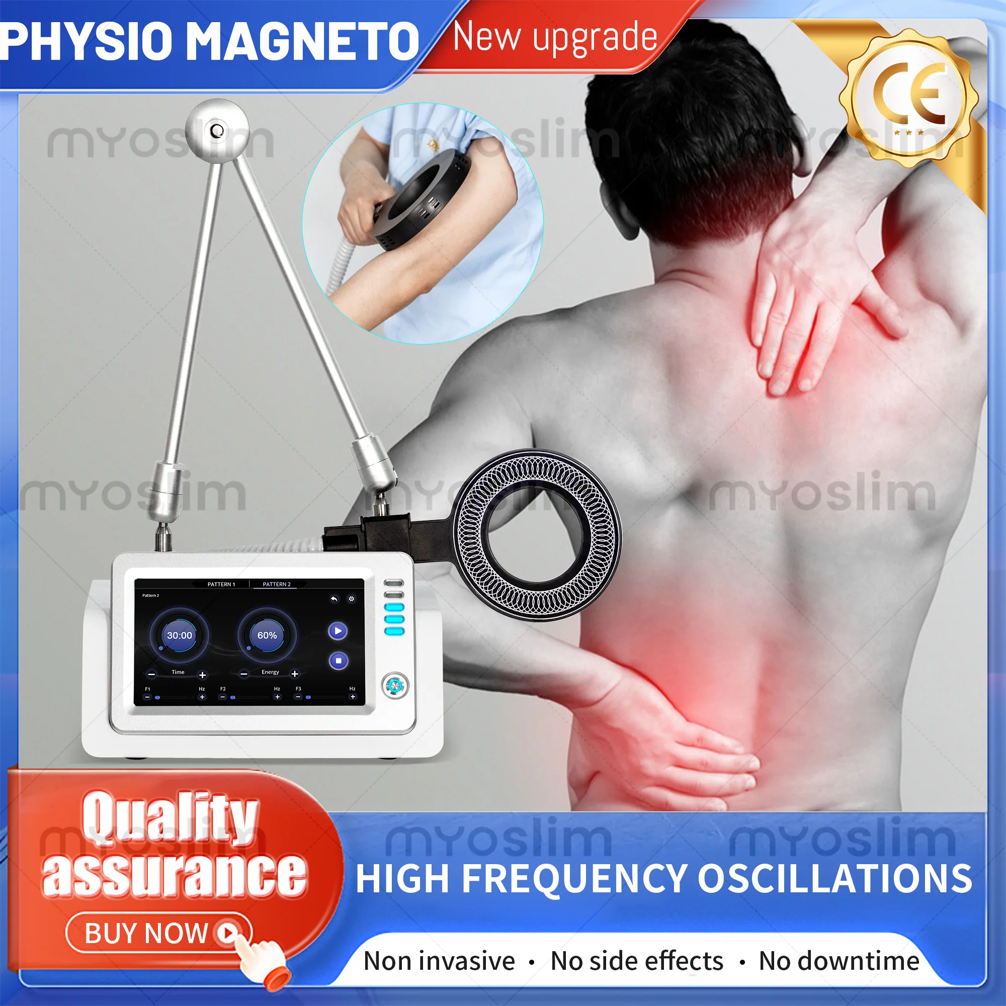 Portable Professional Physio Magneto Hottest Magnetotherapy Pain Relief ...