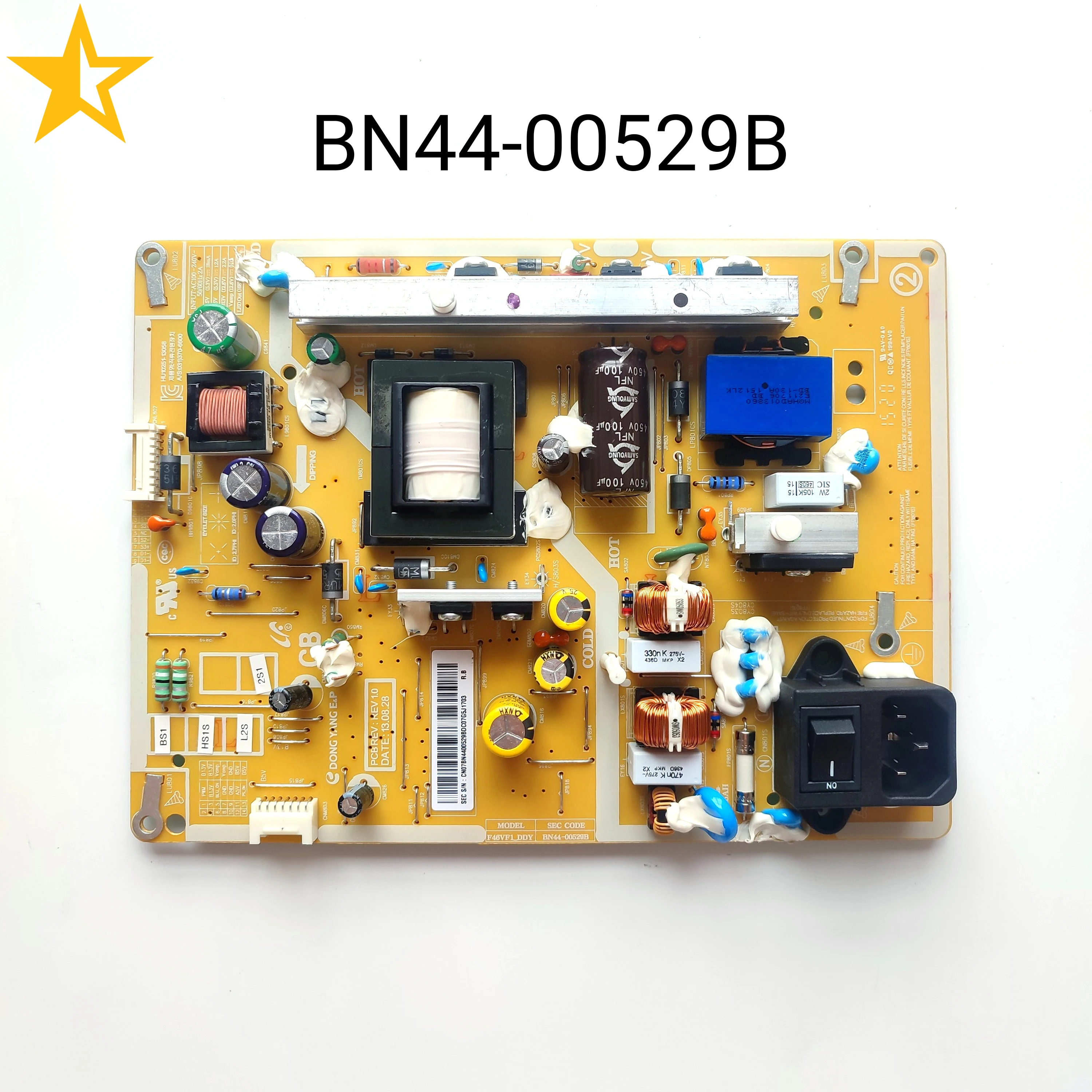 Genuine-Original-Power-Supply-Board-BN44-00529B-BN4400529-F46VF1-DDY ...