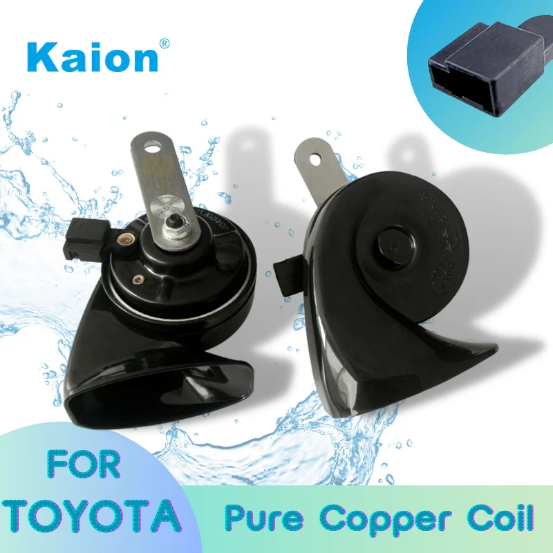 KAION-Waterproof-Super-loud-12V-Car-Horn-For-Toyota-Yaris-RAV4-Camry ...