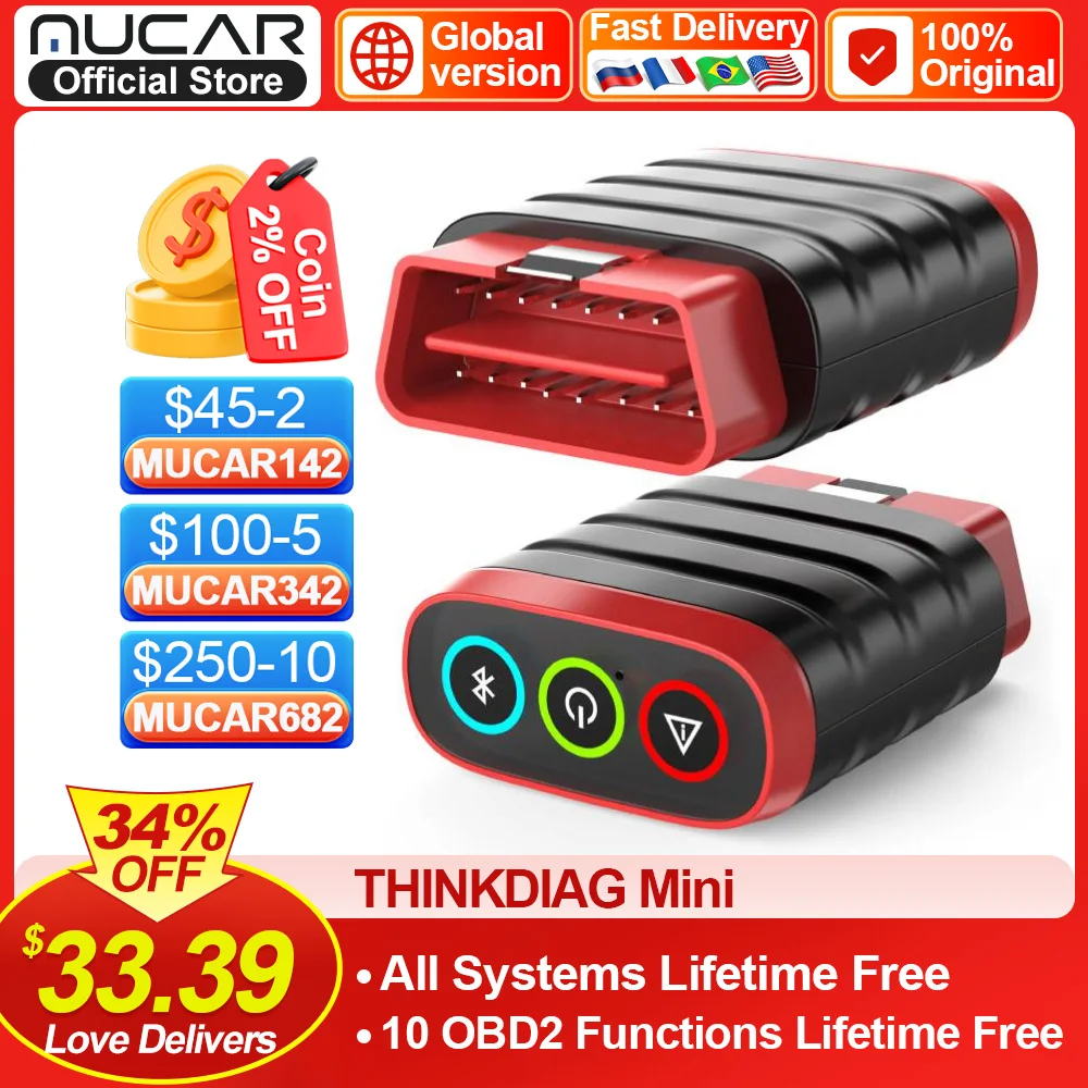 THINKCAR-Thinkdiag-Mini-Automotive-Diagnostic-Tools-Code-Reader-Car ...