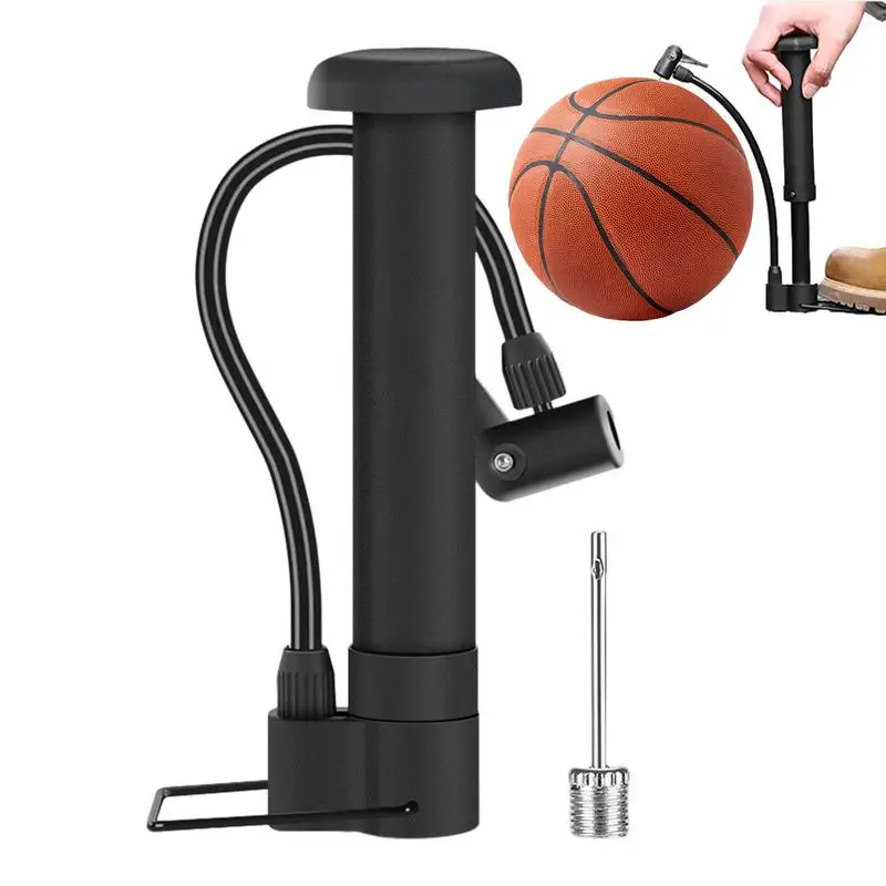 Handheld-Basketball-Pumps-Portable-Bicycle-Pump-Tire-Inflator-Schrader ...