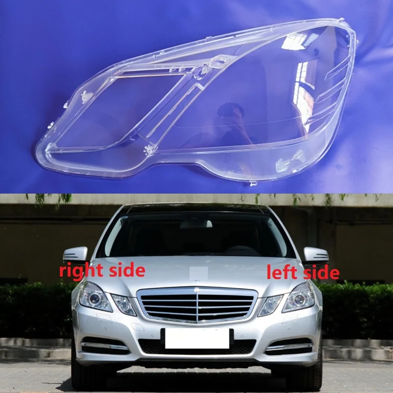 벤츠 4 도어 E 클래스 W212, E200, E260, E300, E350, 2009, 2010, 2011, 2012, 전등갓, 전조등 렌즈 커버, 헤드라이트 유리 램프 ...
