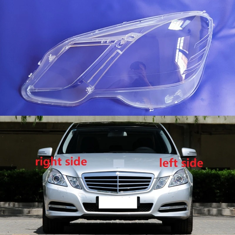 벤츠 4 도어 E 클래스 W212, E200, E260, E300, E350, 2009, 2010, 2011, 2012, 전등갓, 전조등 렌즈 커버, 헤드라이트 유리 램프 ...