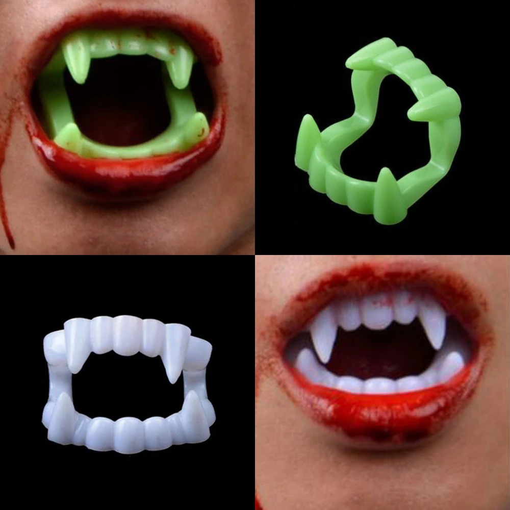 1pcs Hallowee Fake Vampire Teeth DIY Devil Cosplay Masquerade ...