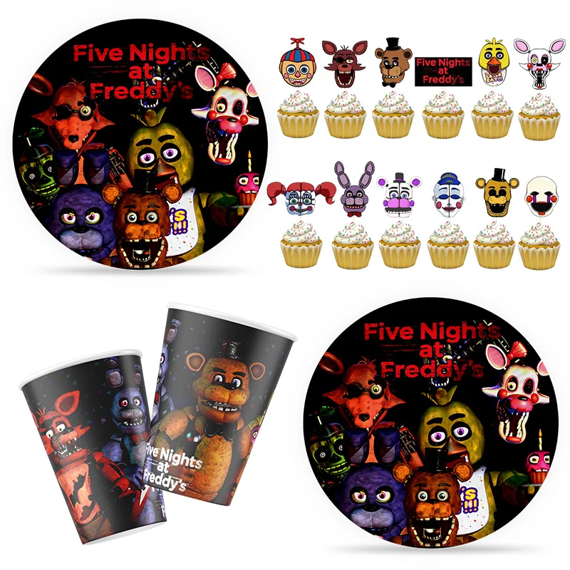 FNAF-Alum-nio-Foil-N-mero-Bal-es-e-Banner-Background-Decora-o-para ...