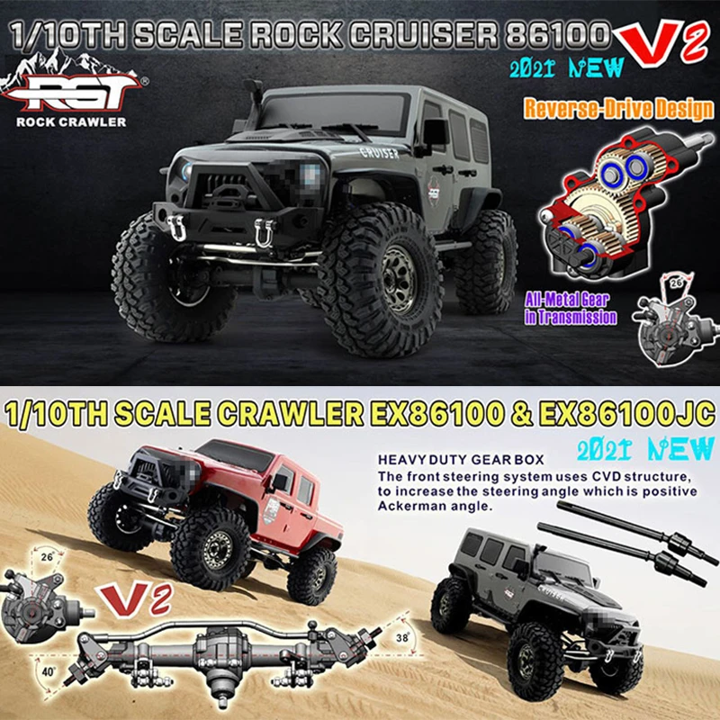 Ruitai RGT EX86100 1:10 RC simulation horse herder four wheel electric ...