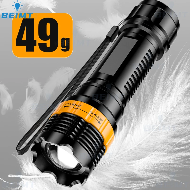 3AAA-MINI-LED-Flashlight-3-Modes-USB-Charging-Portable-High-power ...