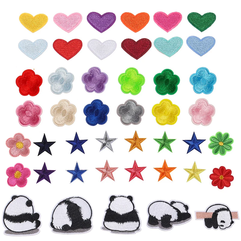 Cheap-Set-Iron-On-Patches-Clothing-Embroidered-Mini-Heart-Applique ...