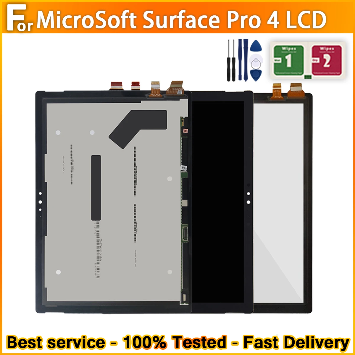 Original For Microsoft Surface Pro 4 1724 LCD Display Touch Screen ...