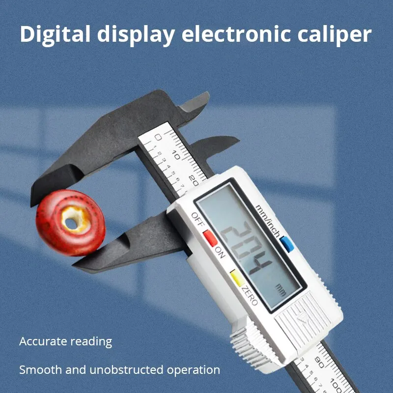 Electronic-Digital-Display-Vernier-Caliper-0-Plastic-Digital-Display ...