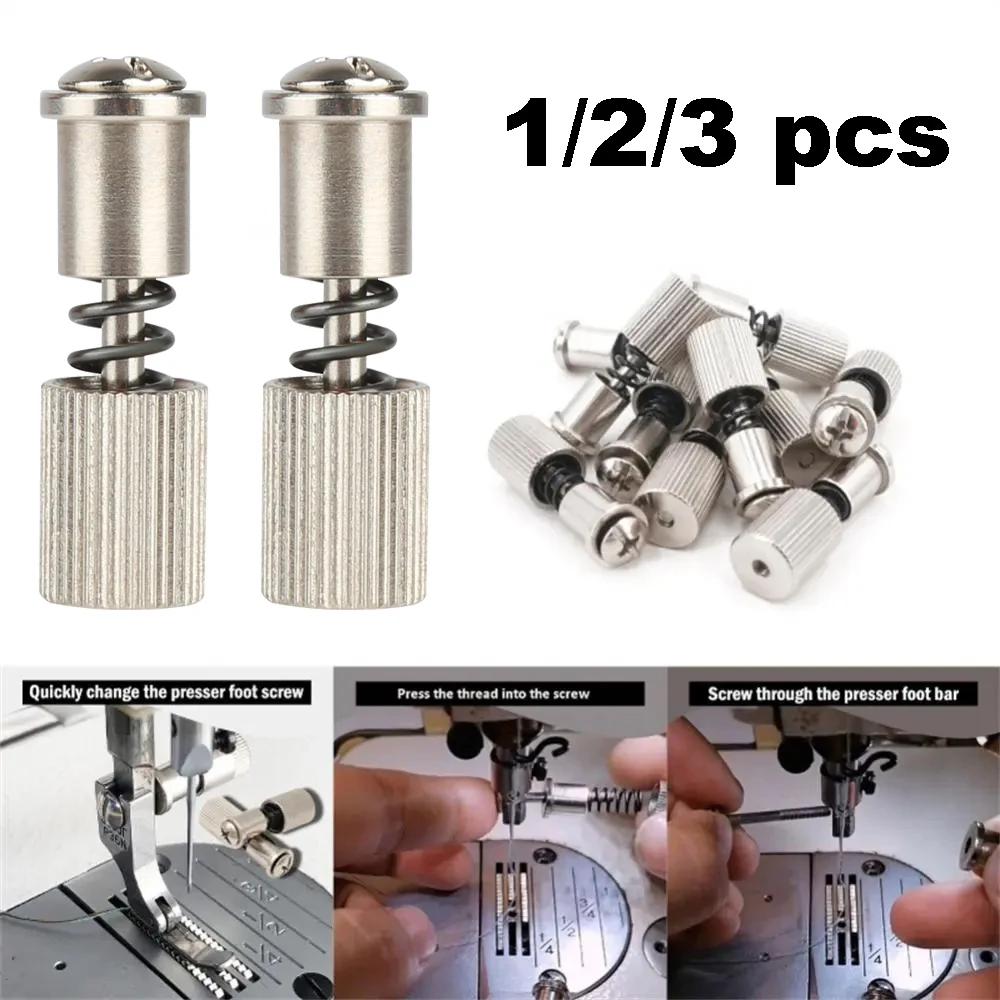 1-2-3PCS-Universal-Foot-Presser-Screw-Sewing-Machine-Foot-Flat-Car-Foot ...