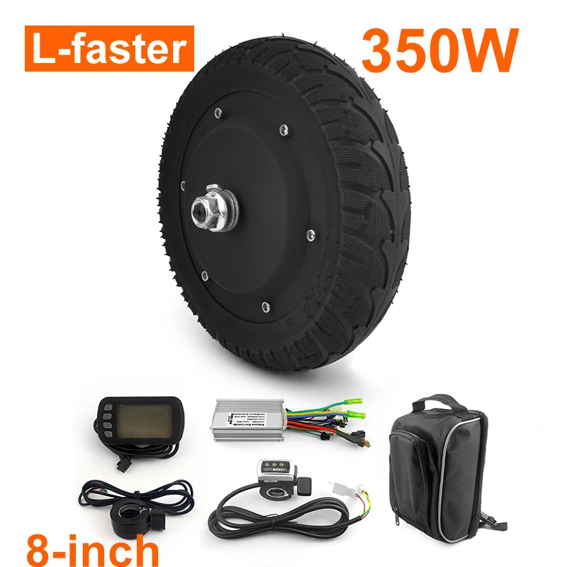 36V-350W-8-INCH-ELECTRIC-BRUSHLESS-HUB-MOTOR-WHEEL-AIRLESS-TIRE-LCD ...