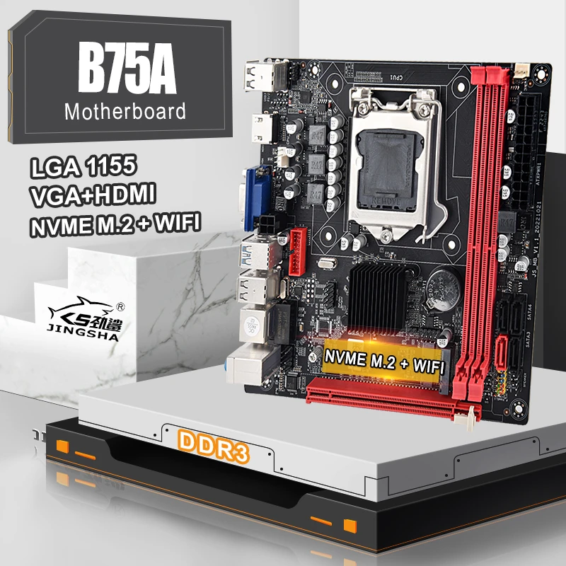 B75 Motherboard LGA 1155 B75A Desktop Motherboards Support DDR3 RAM ...