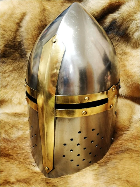 Medieval Plate Armor Helmet