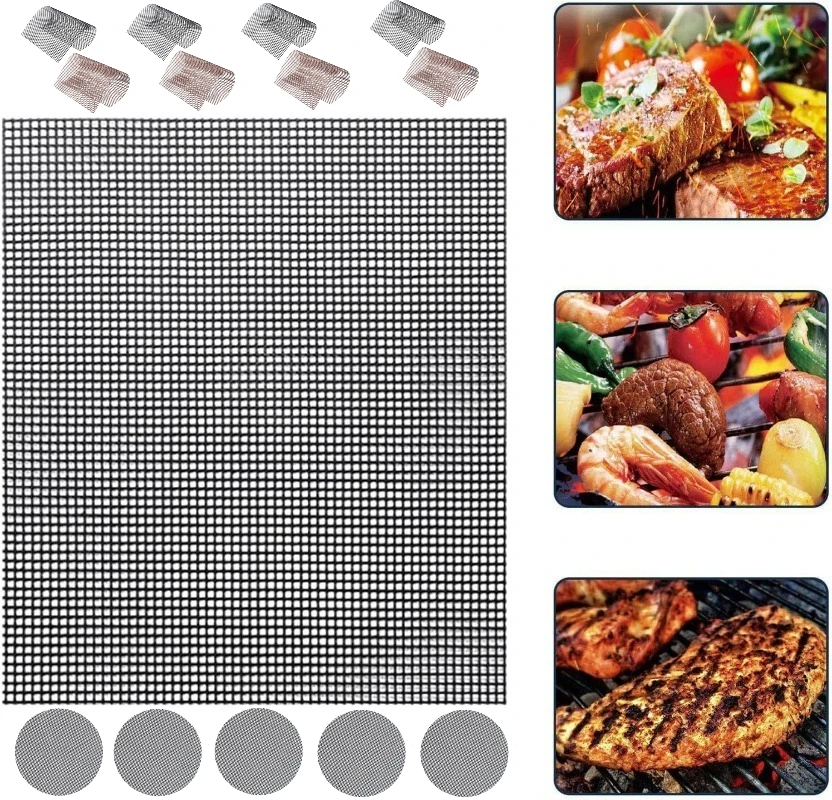 High Temperature Resistant Barbecue Grill Mesh Mat Cuttable Barbecue ...