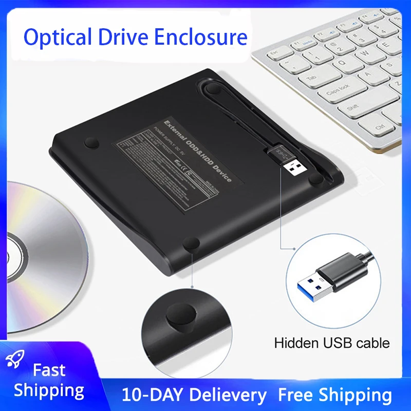 12-7mm-USB-3-0-DVD-Drive-External-Optical-Drives-Enclosure-SATA-to-USB ...
