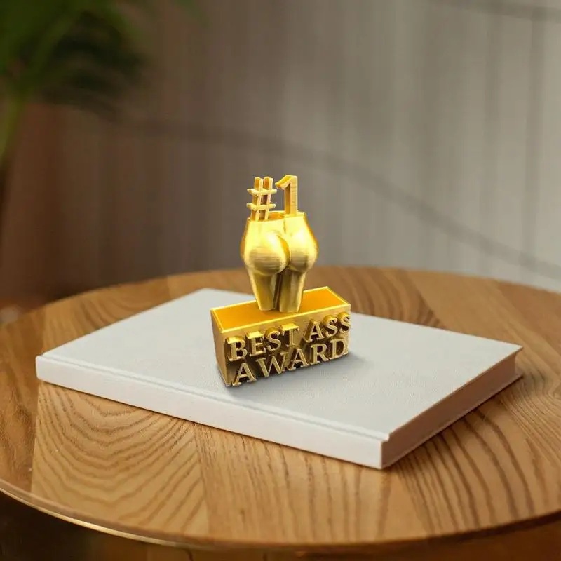 Gold-Plated-Trophy-Ornament-Best-Ass-Gold-Resin-Trophy-Ornament-No ...