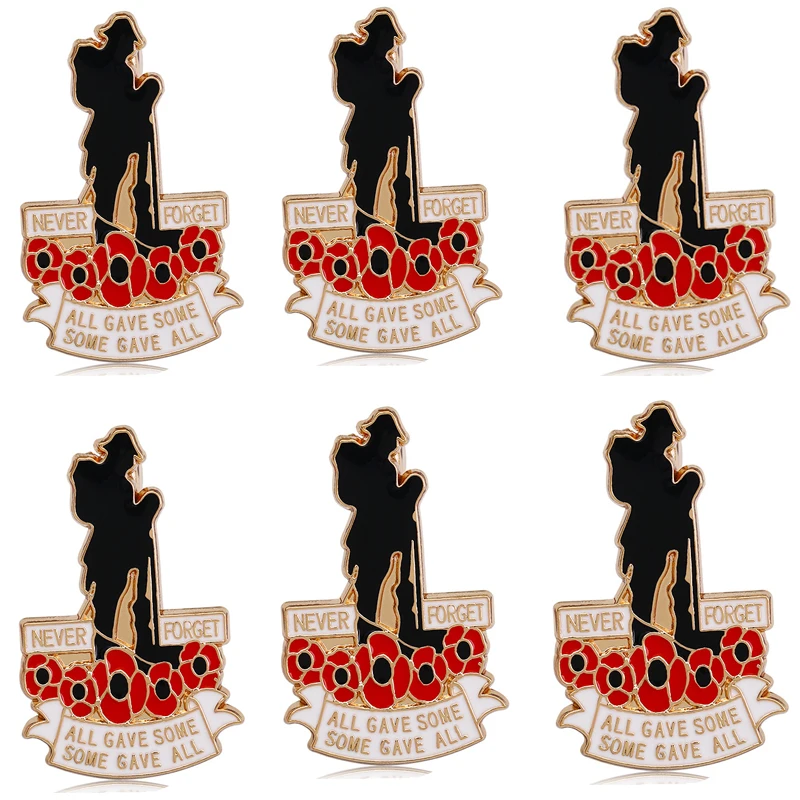 2pcs-4pcs-6pcs-2pc-Remembrance-Day-Brooch-Pin-Military-Veteran-Soldier ...