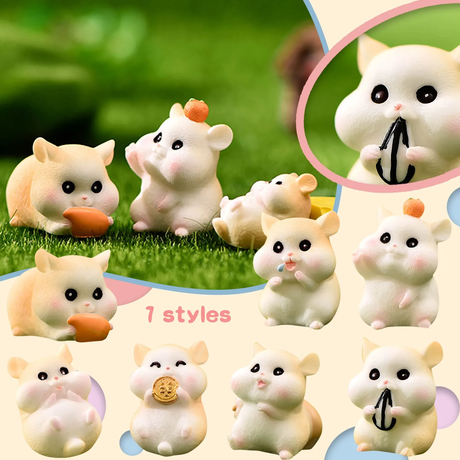 Hamster-Character-Figures-Miniature-Hamster-Figurines-Collection-Fairy ...