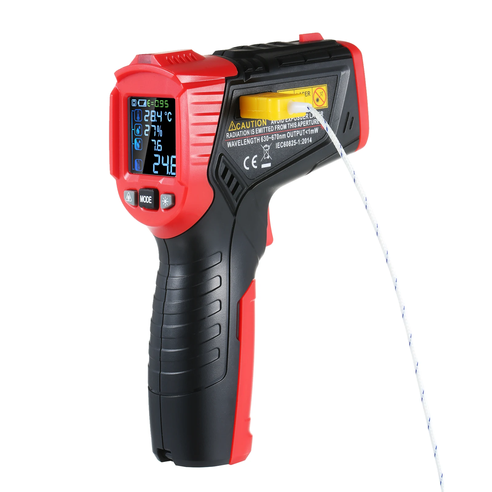 Mayilon Ht651d Industry Digital Infrared Thermograph 800℃ Non Contact ...