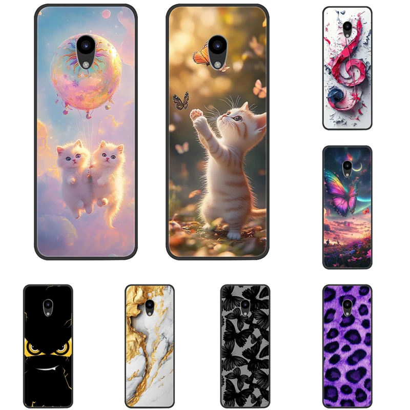 Soft Cases For Qin F21 Pro Case Cute Cat Butterfly Silicone TPU Back ...