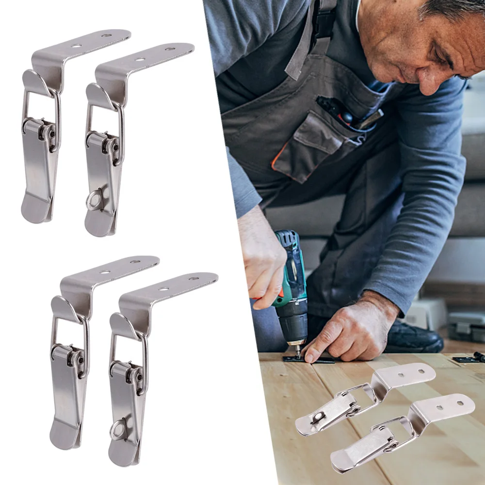 90 Degrees Duck-mouth Buckle Hook Lock Stainless Steel Spring Loaded ...