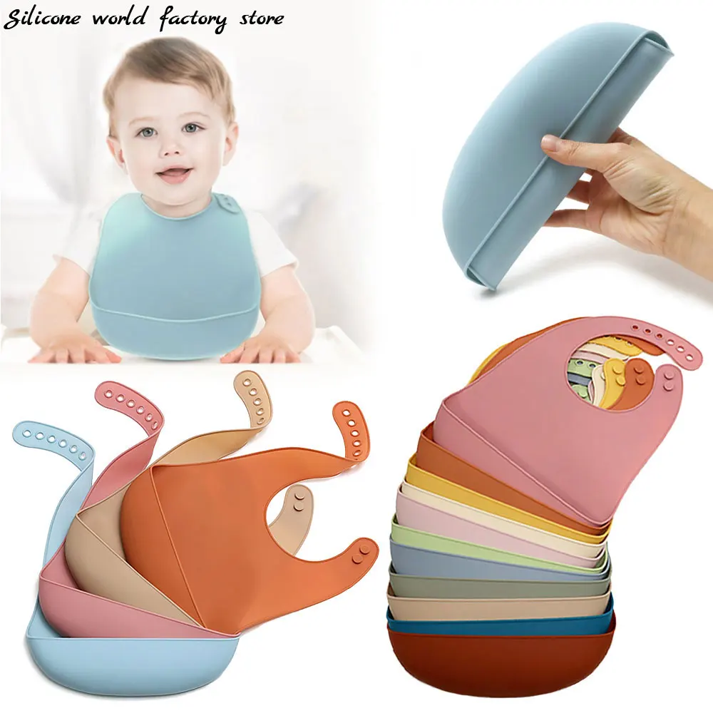 Silicone-world-Waterproof-Silicone-Bibs-Baby-Kids-Stuff-Kids-Bib-Aprons ...