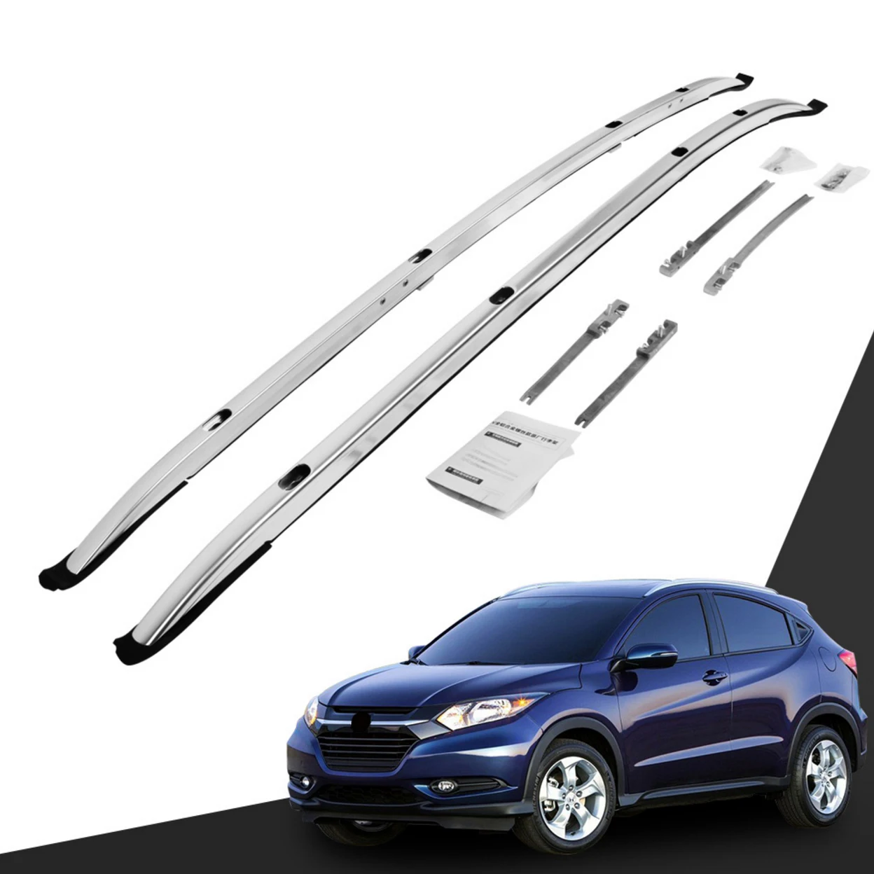 2Pcs-Fit-for-Honda-HRV-HR-V-Vezel-2016-2021-roof-rails-Roof-Rack-Side ...