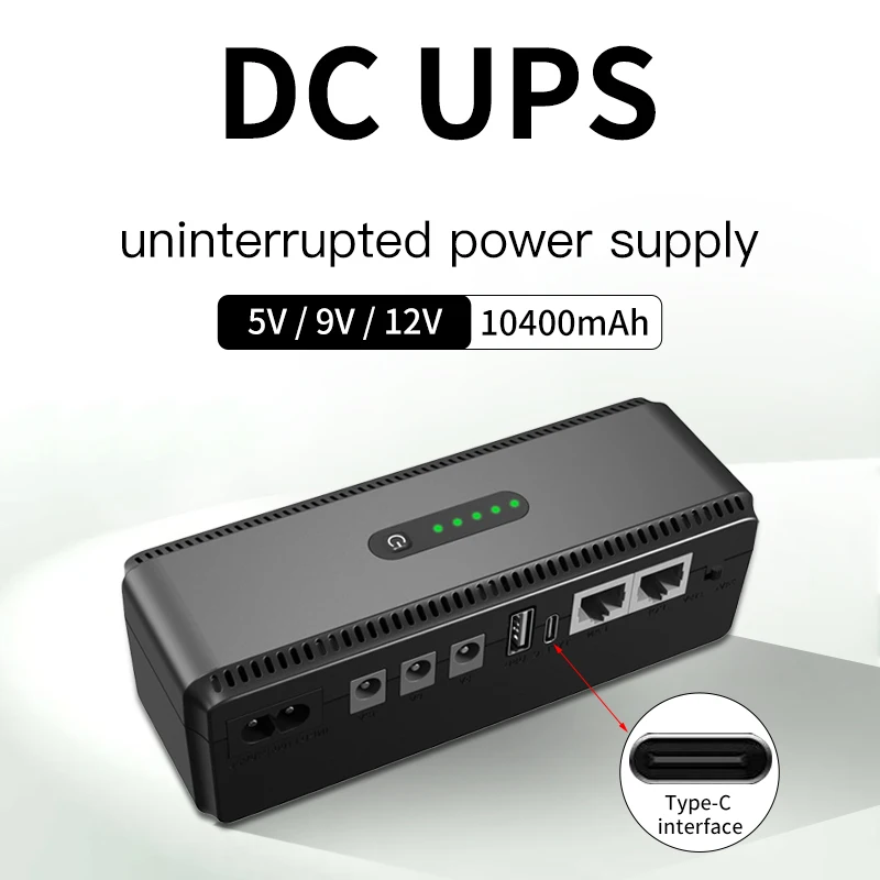 10400mah-Uninterruptible-Power-Supply-Battery-Backup-5v-9v-12v-Output ...