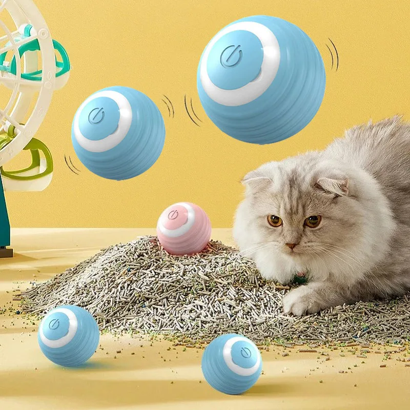 Electric-Cat-Ball-Toys-Smart-Automatic-Rolling-Cat-Toys-for-Cats ...