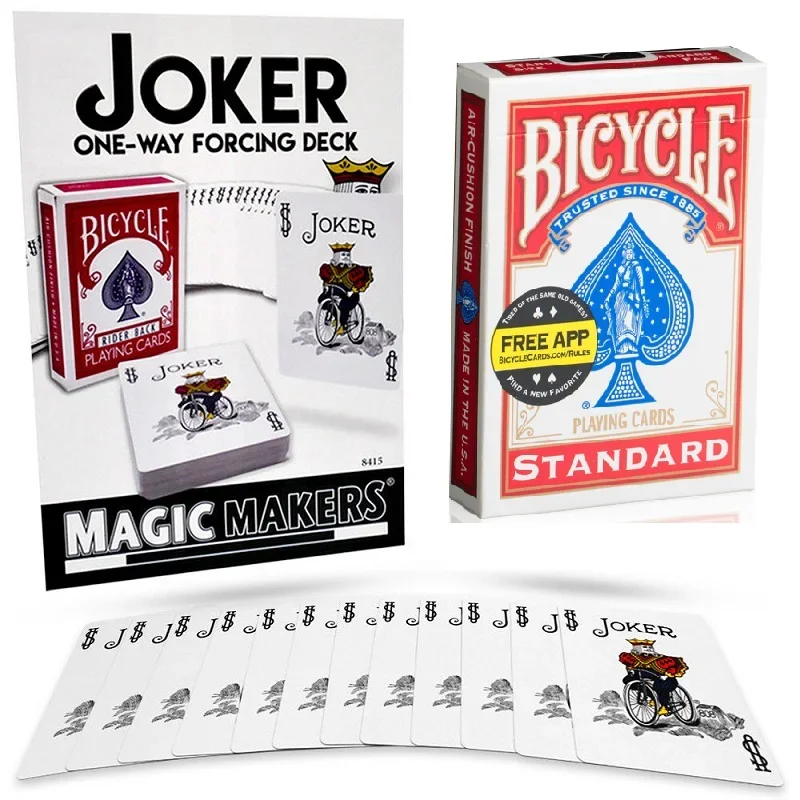 One Way Force Deck Rider Back Playing Cards Magic Cards Close Up Magic ...