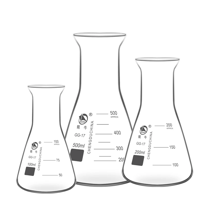 Side Arm Conical Flask Clipart