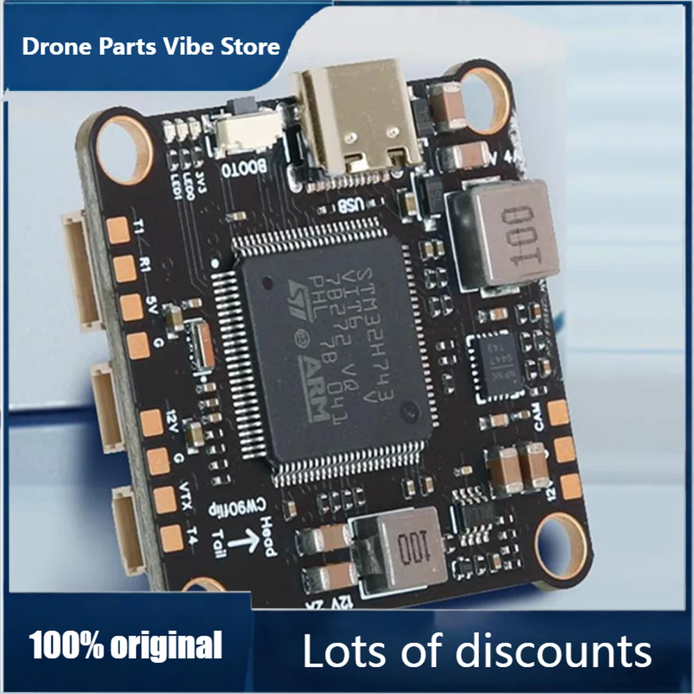 FyFlyingRC H7D FPV Flight Controller STM32H743 Dual ICM-42688-P Gyro ...
