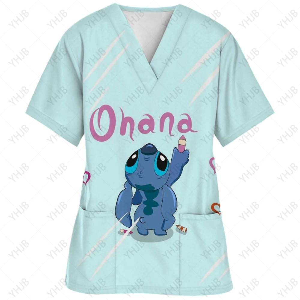 Uniforme clínico de enfermera de Disney Star Baby Stitch, uniforme de ...