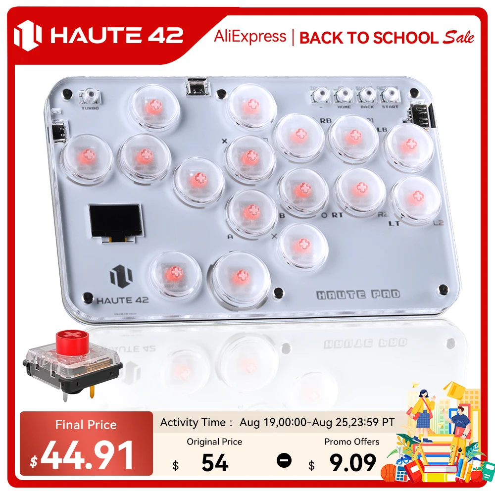 Haute42-Arcade-Hitbox-Controller-Fight-Stick-PC-Joystick-Hitbox ...