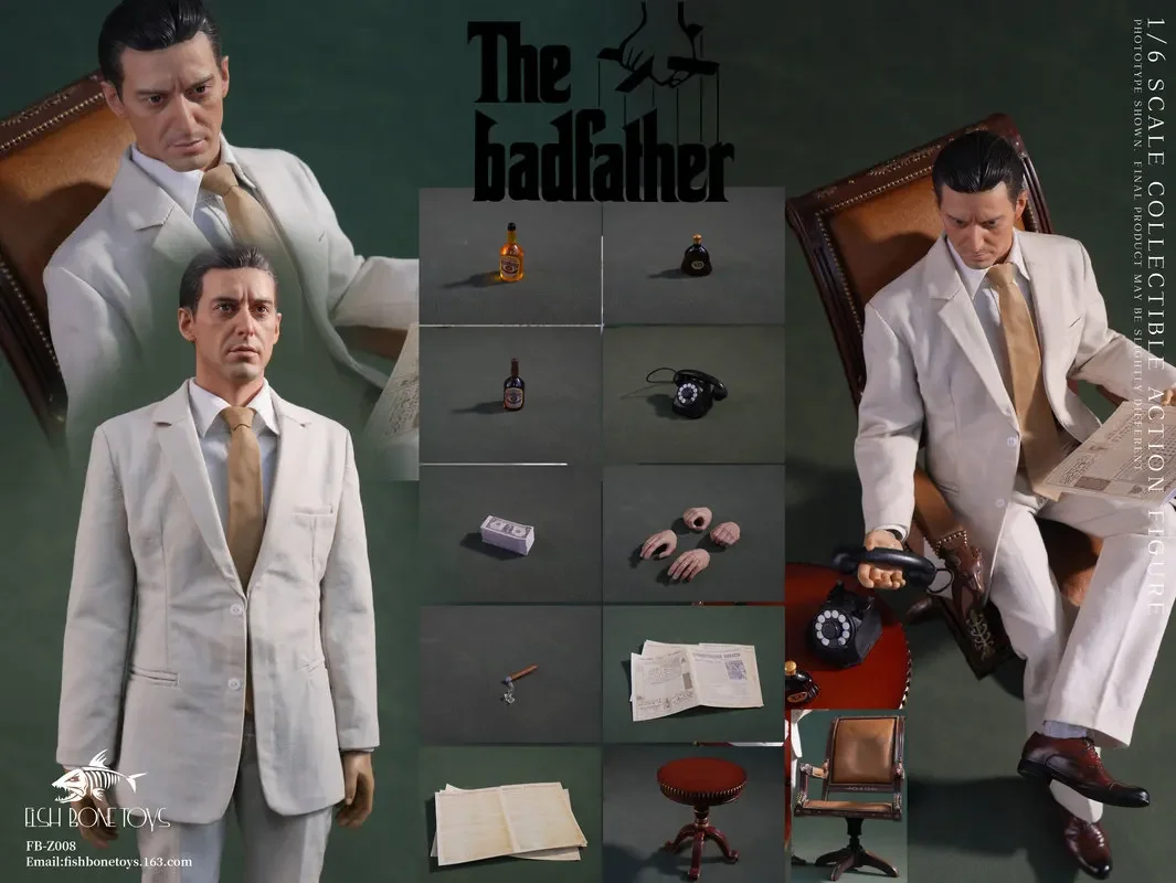 Ifish-Bonetoys-O-Padrinho-Action-Figure-Don-Michael-Corleone-Cole-o ...