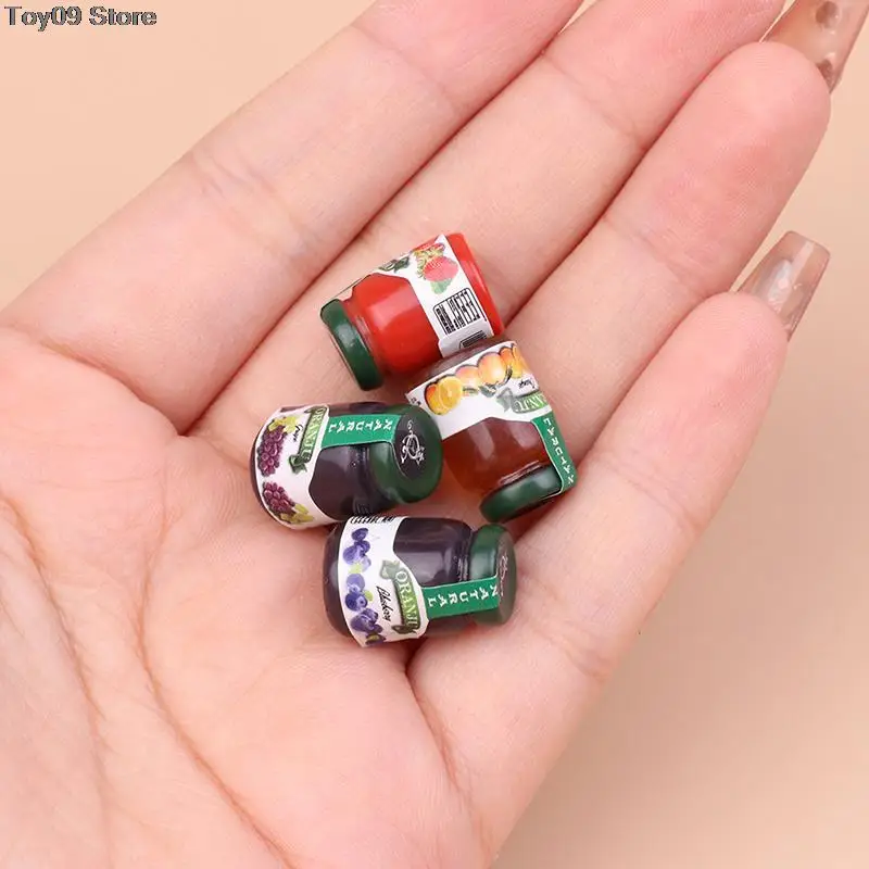 3-4-5PCS-Set-1-12-Dollhouse-Miniatures-Simulation-Jam-Bottles-Little ...