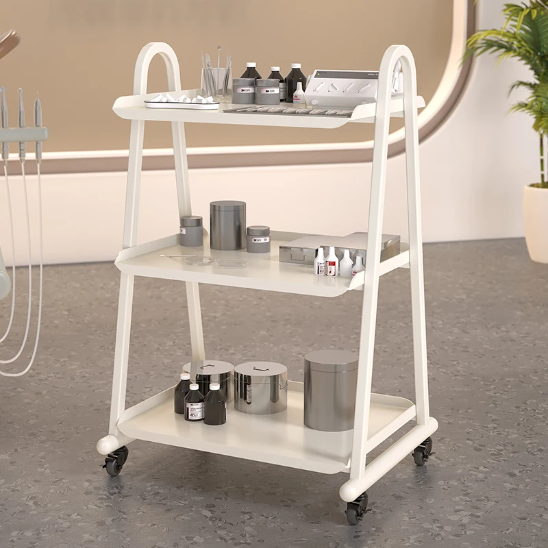 Storage Food Trolley Kitchen Rolling Tool Serving Utility Trolley Cart ...