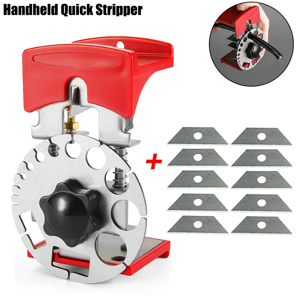 Handheld Wire Stripper Quick Copper Wire Stripping Tool Decrustation ...