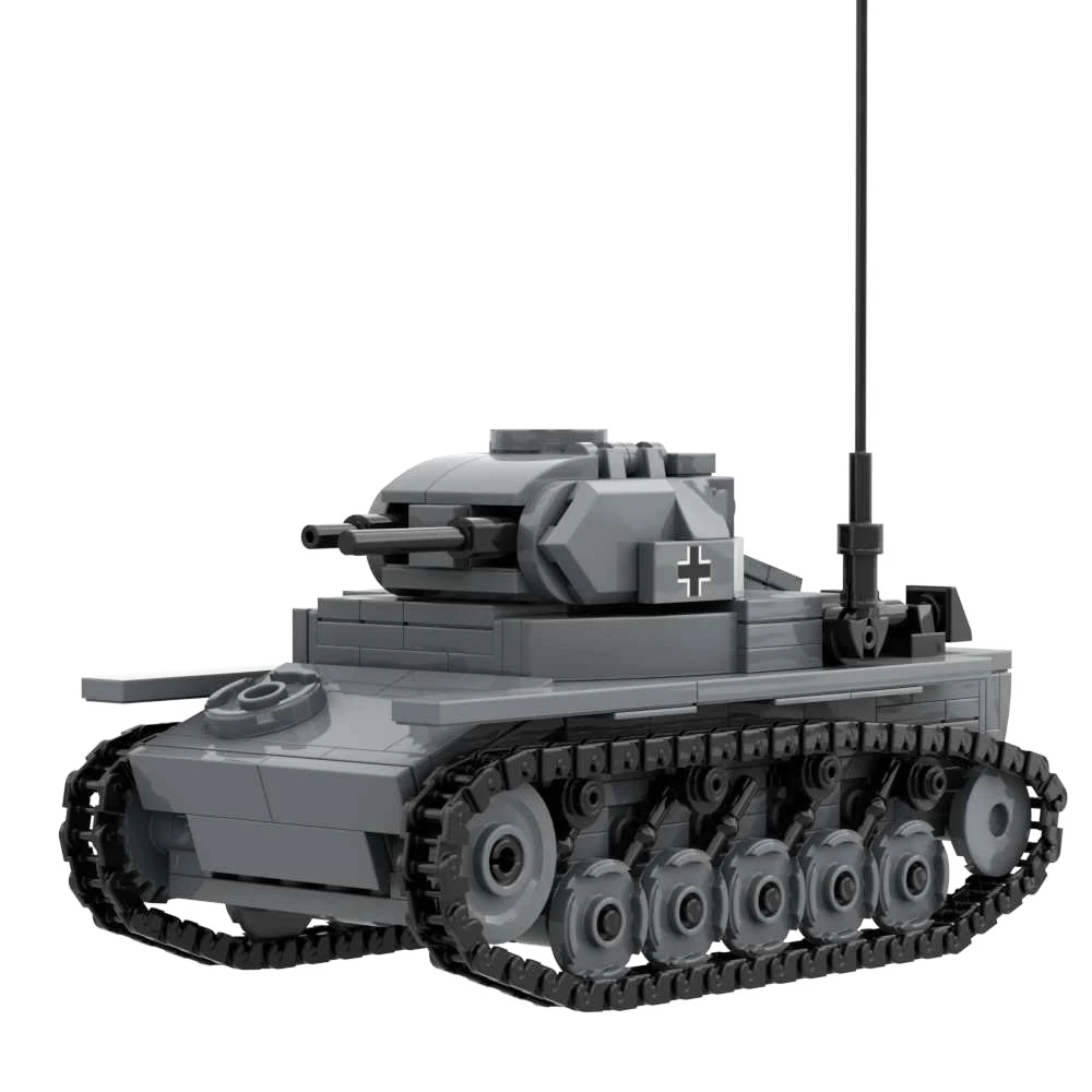 WW2 German II Tank Military Building Blocks Toy moc Bricks Set new with ...
