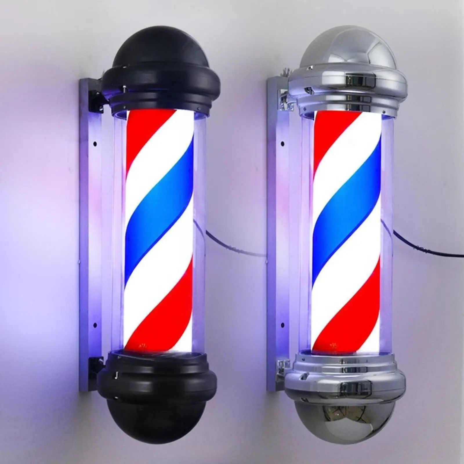 Barber Pole Animados: La Luz Giratoria que Transformó Mi Peluquería y ...